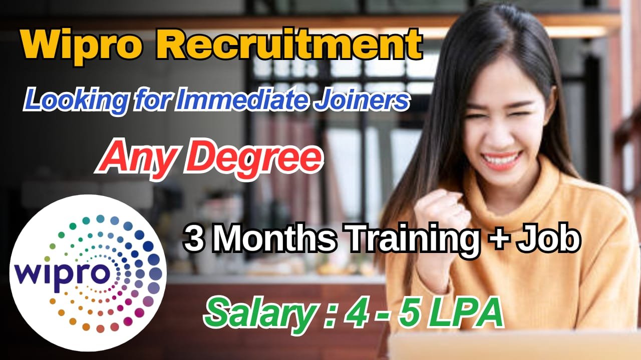 Job openings in Wipro Recruitment 2025 - MNC MEGA HIRING